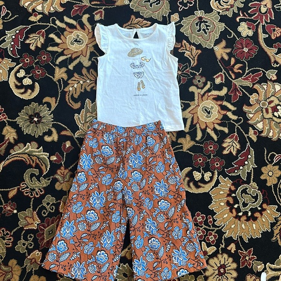 Janie and Jack | Matching Sets | Janie And Jack Brown And Blue Floral ...